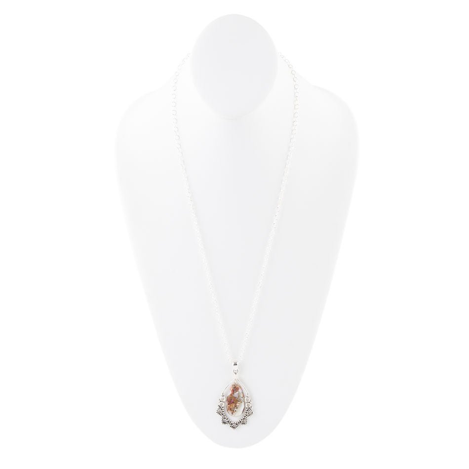 Lace Purple Matrix Pendant Necklace – Barse Jewelry