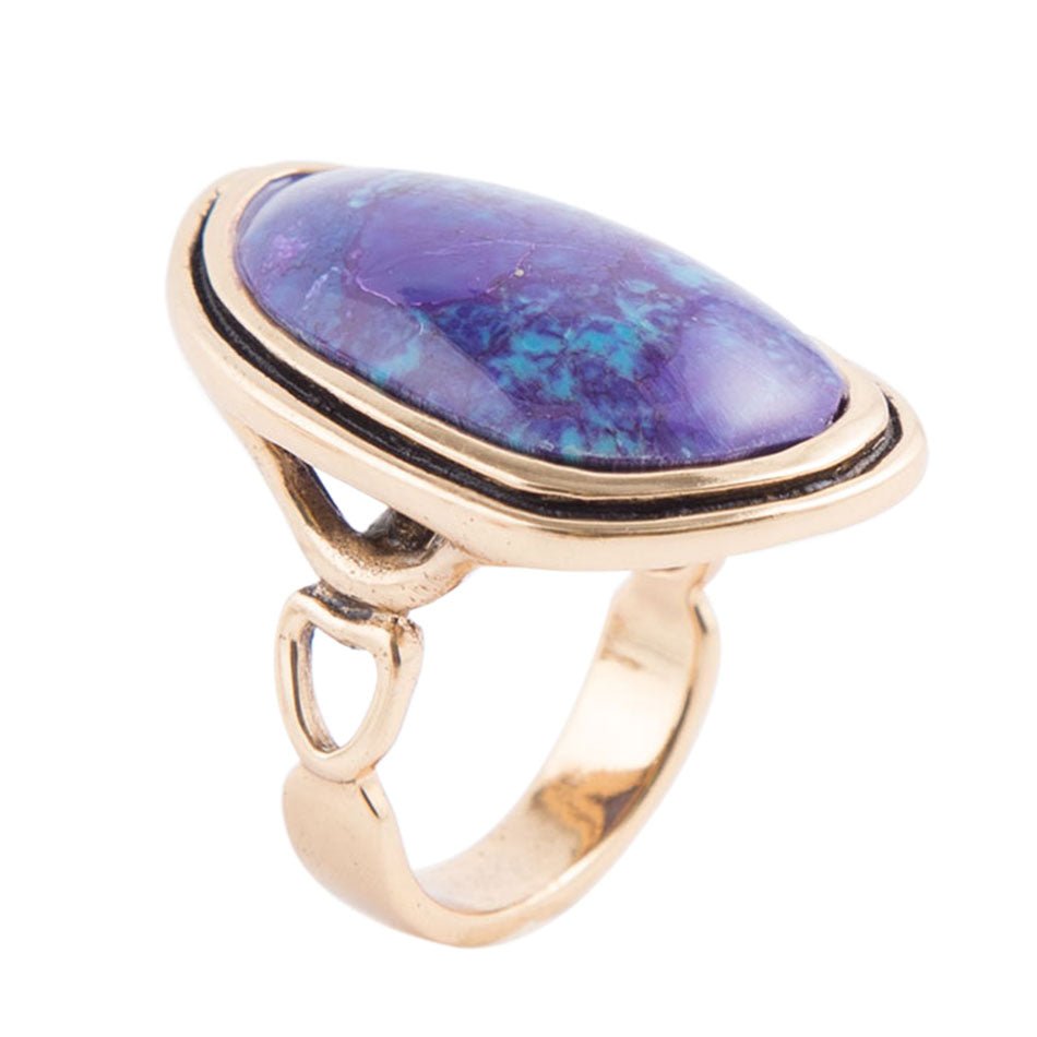 Purple Turquoise Statement Ring – Barse Jewelry